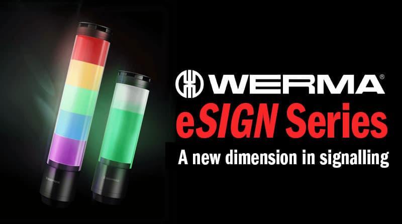 WERMA eSIGN Signal Tower - Control Components Anglia Limited