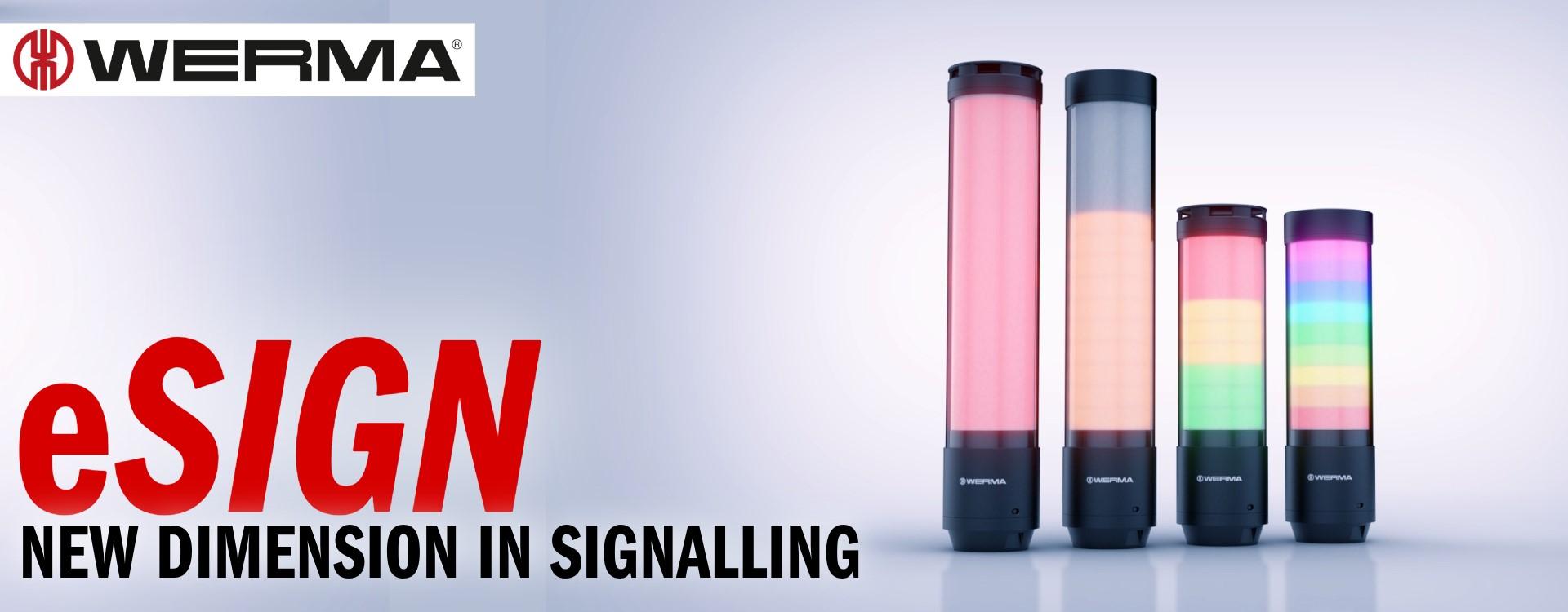 WERMA eSIGN Signal Tower - Control Components Anglia Limited